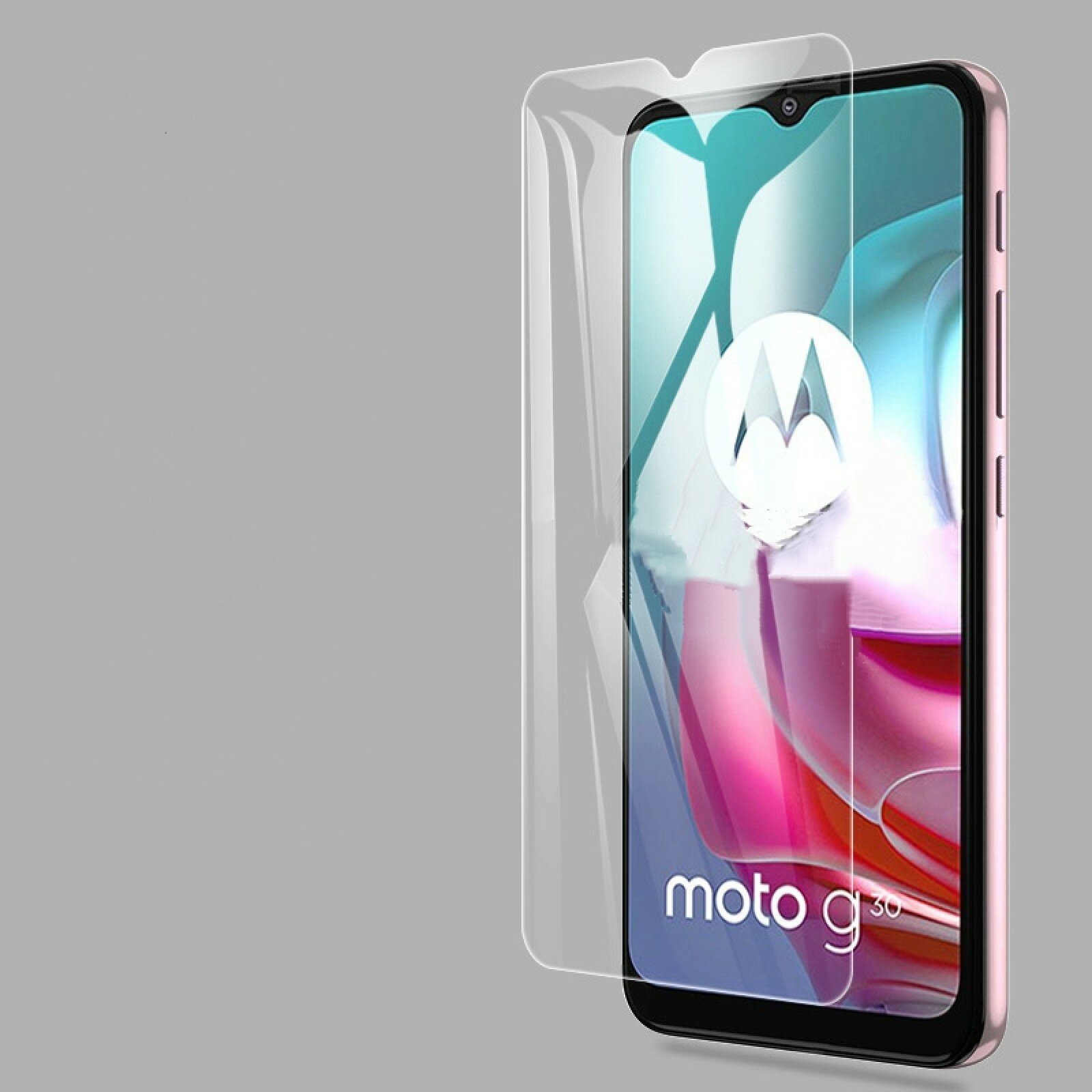 Защитное стекло MyPads Forti Glass для Motorola Moto E7i Power с олеофобным покрытием