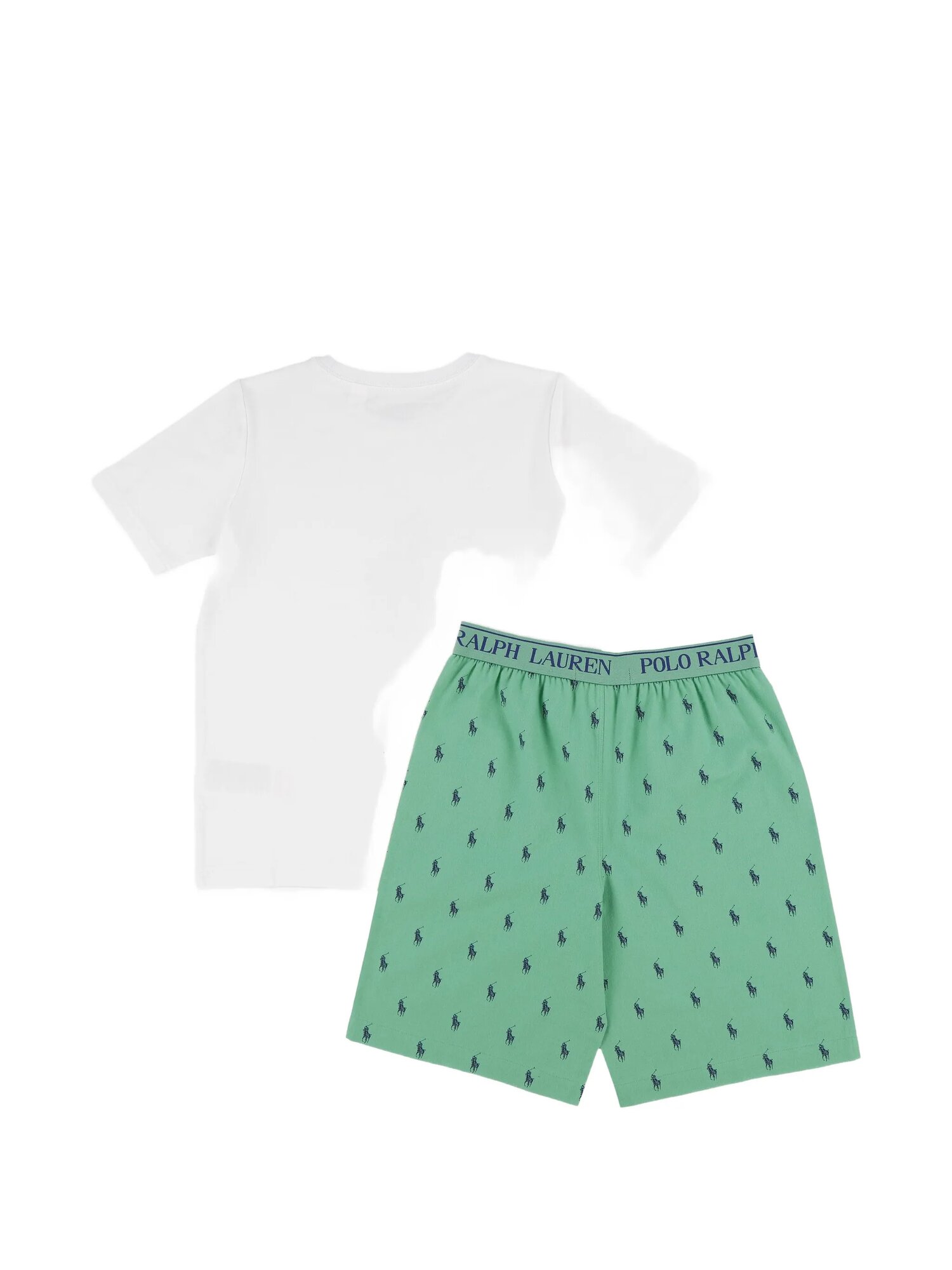 Пижама Polo Ralph Lauren, размер 5 лет, бежевый/белый — фото 1