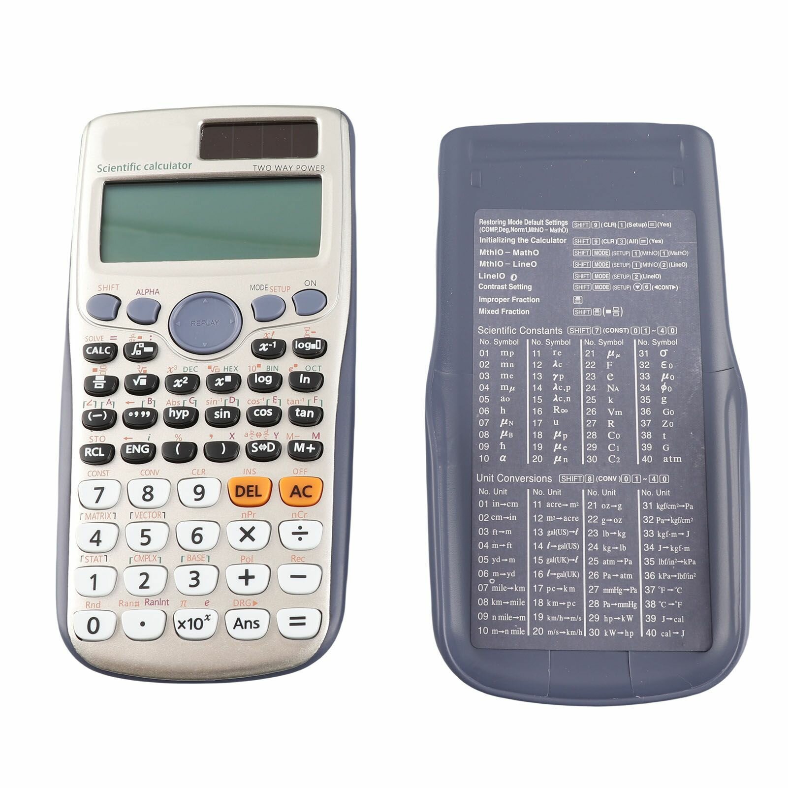 Научный калькулятор с полным функционалом, портативный, для студентов и офиса