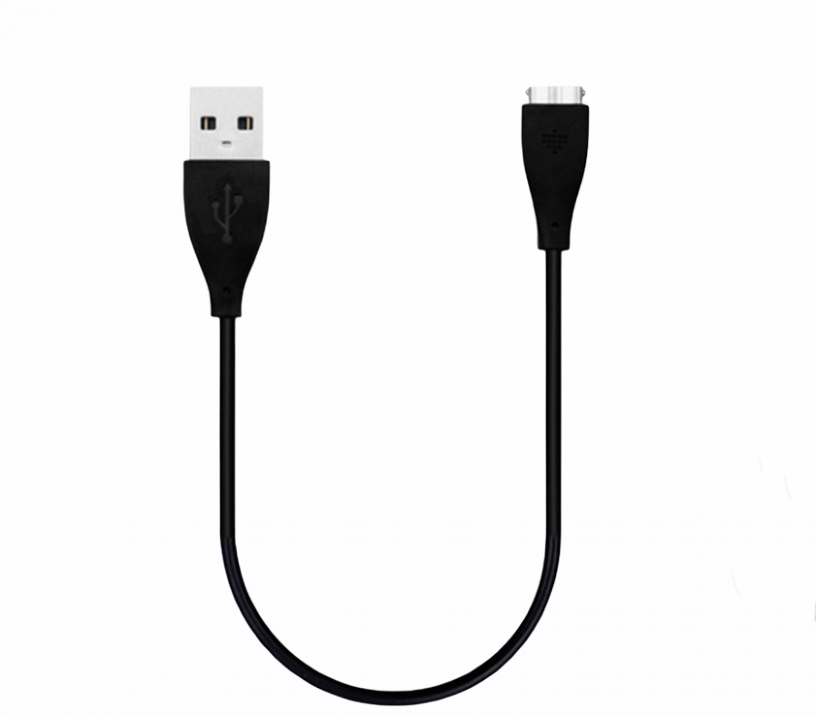 USB-зарядное устройство MyPads для фитнес-браслета Fitbit Charge HR черное, компактное