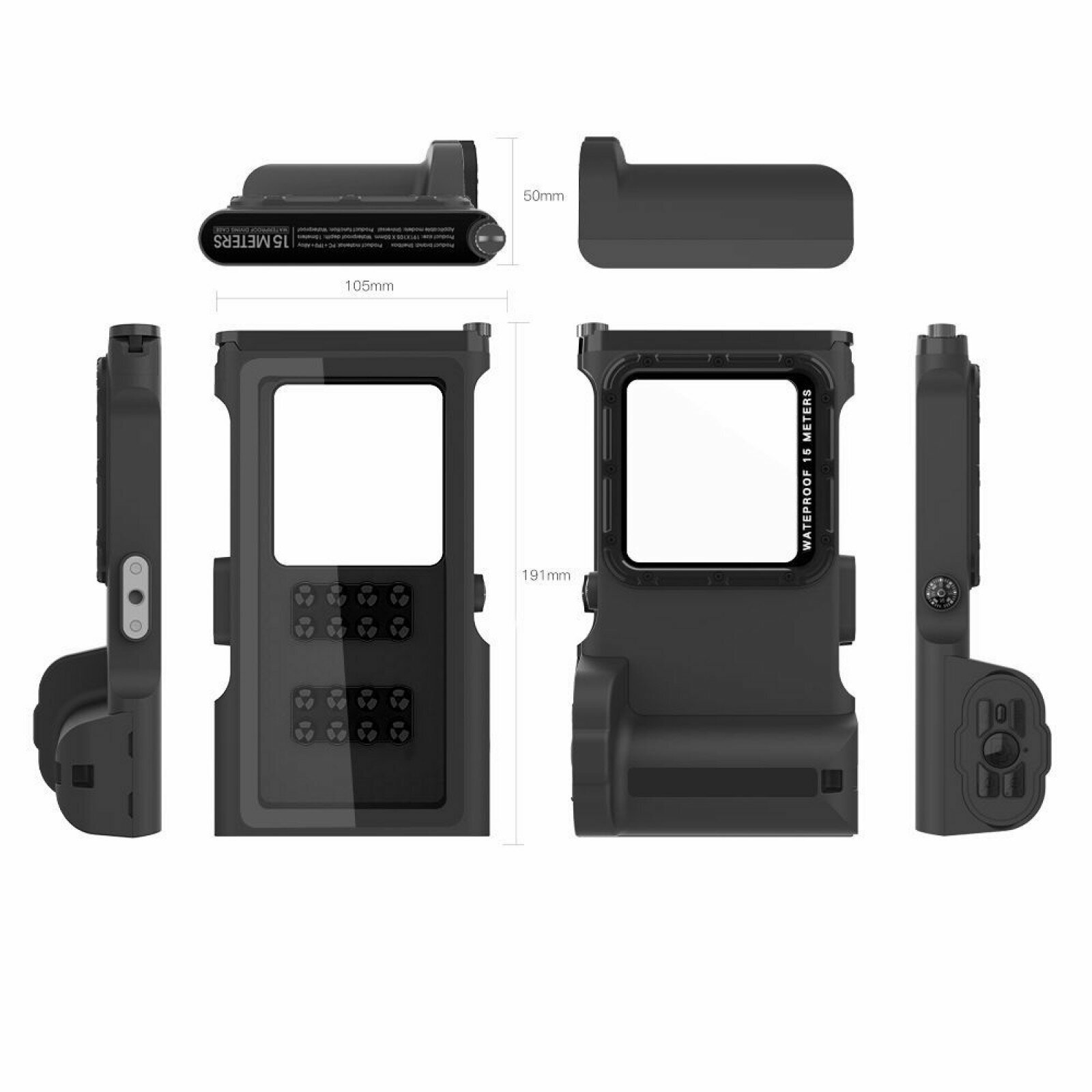 Водонепроницаемый чехол для телефона MyPads 2 поколение с Bluetooth-пультом для дайвинга до 15 метров