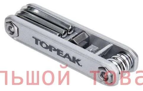 Мультитул Topeak X-Tool Silver 11 функций для велосипеда инструменты мультиключ — фото 1