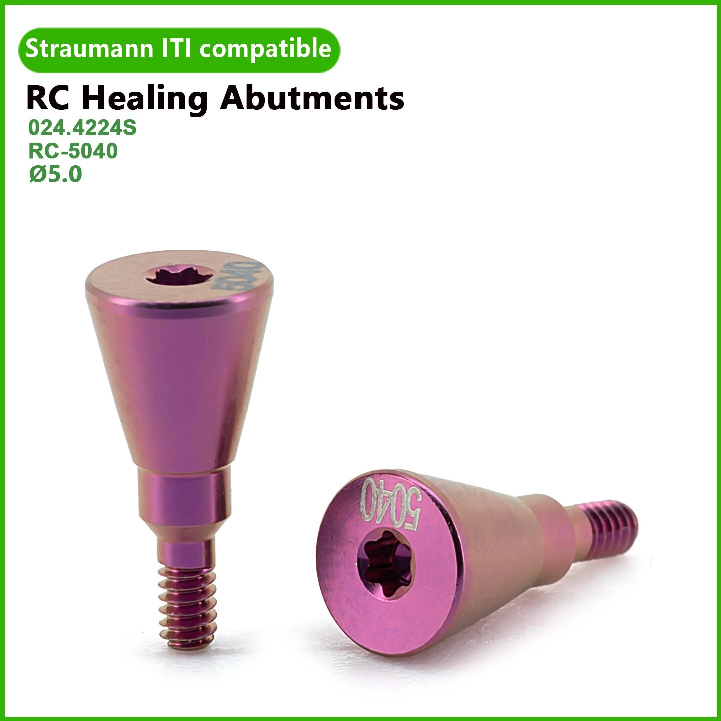 RC Healing Abutment Straumann ITI 024.4224S 5040 RC