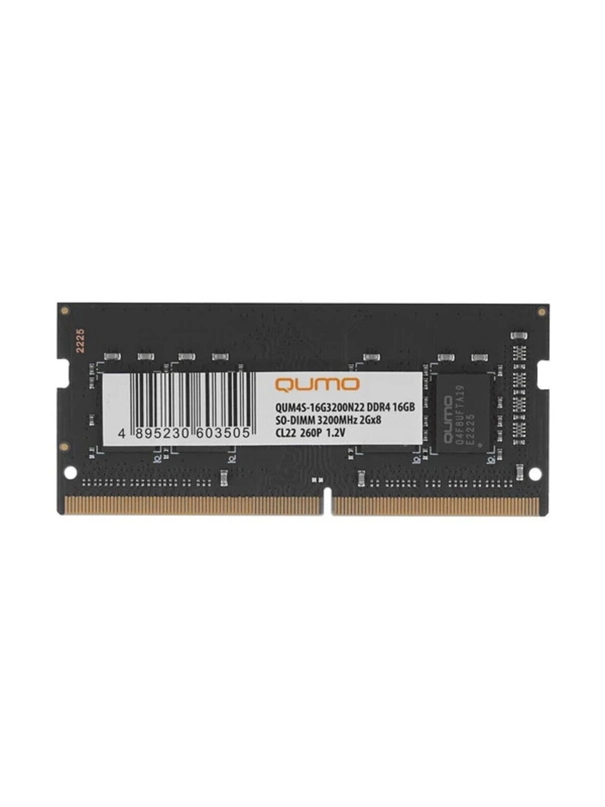 QUMO DDR4 SODIMM 16GB QUM4S-16G3200N22 PC4-25600, 3200MHz OEM/RTL