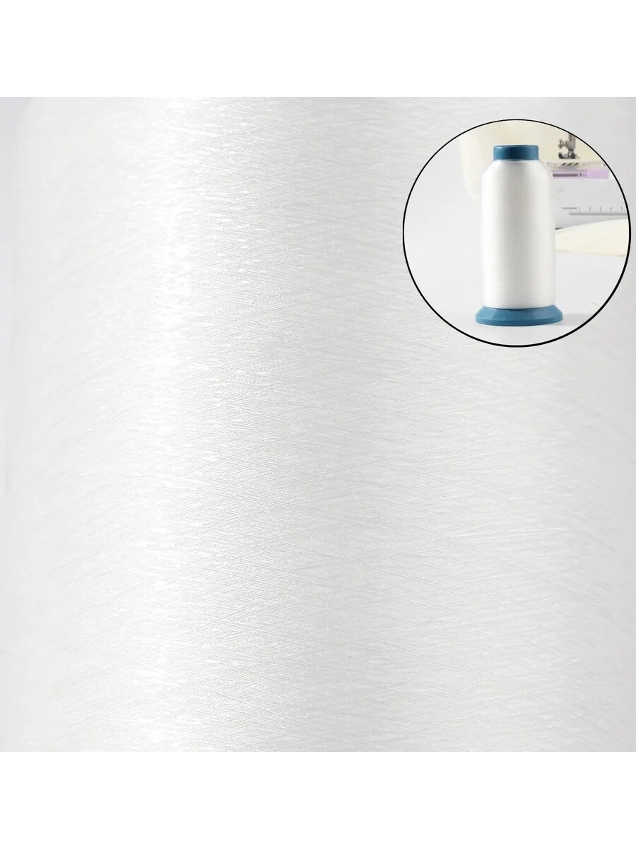 Нитка для шитья d0,15 мм, 8000 м, прозрачный