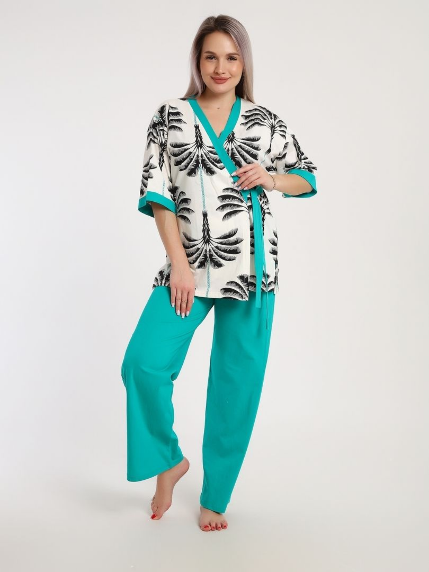 Комплект для кормящих мам Пальмы