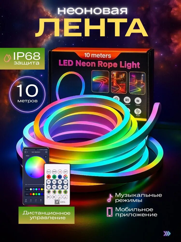 JuTongGuoJi Светодиодная лента, IP67, Зеленый, 1 шт