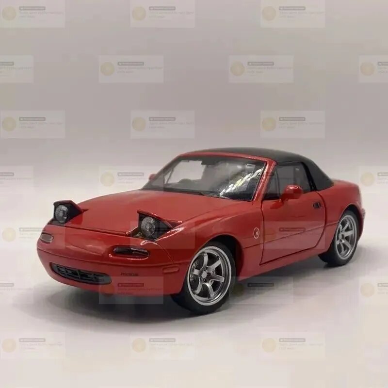 Машинка Mazda mx-5 / Mazda miata 1:32 красная коллекционная модель