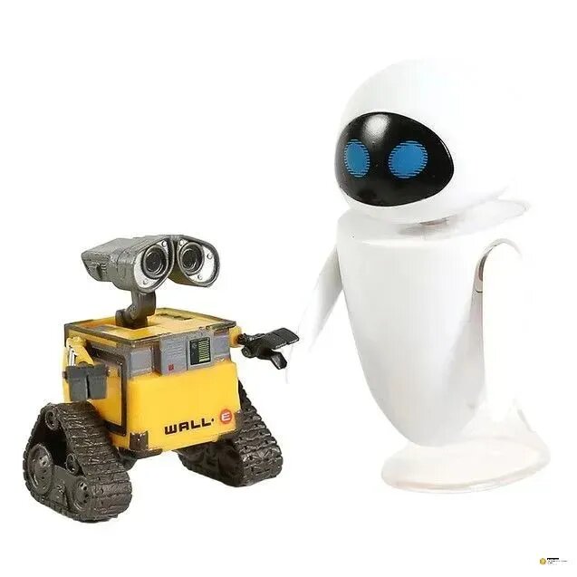 Набор фигурок Валли (6см) и Ева (10 см) из мультфильма WALL-E для детей