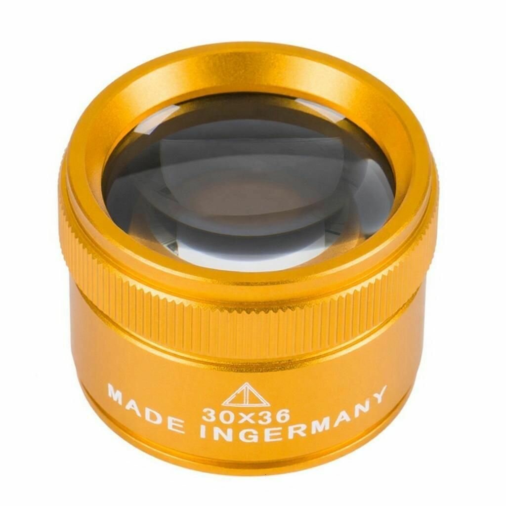 30-кратная лупа для монет и ювелиров, Золото