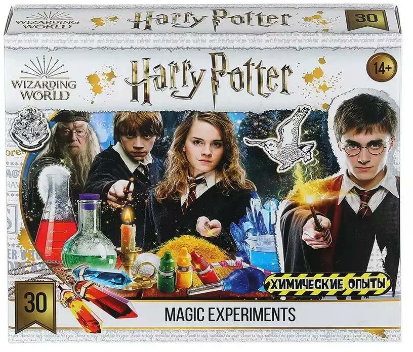 Развивающий набор IQ-Эксперимент Гарри Поттер, 30 опытов, для детей