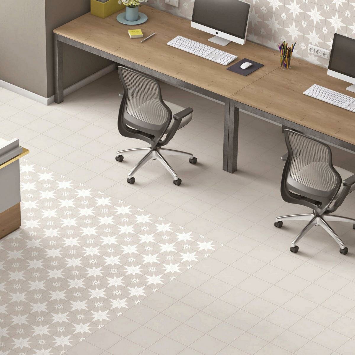 Керамогранит Motto Levels Birch Decor 1020 20x20 N100078 матовая Износостойкая, Мелкоформатная, Морозостойкая, морозостойкая