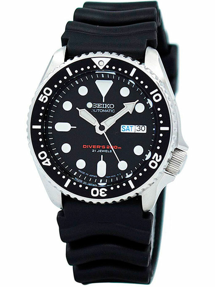 Наручные часы SEIKO Automatic, серебряный, черный — фото 1
