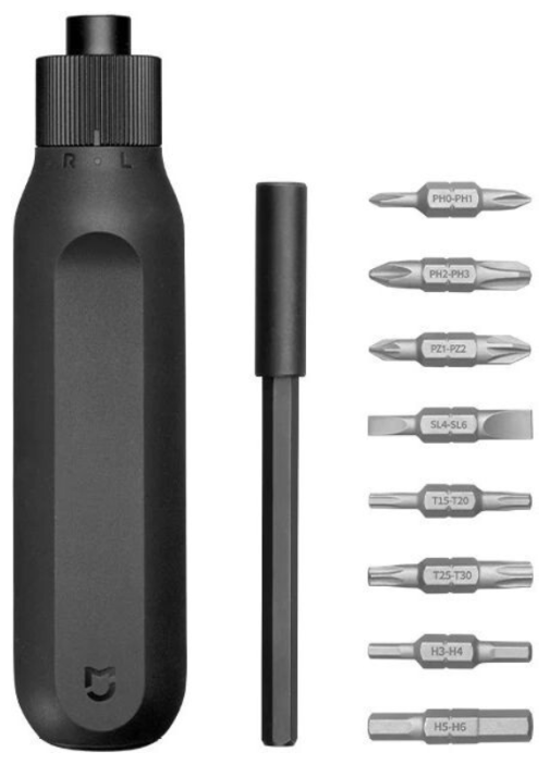 Отвертка Xiaomi Mi Ratchet Screwdriver, 8 бит, многофункциональность, сталь S2