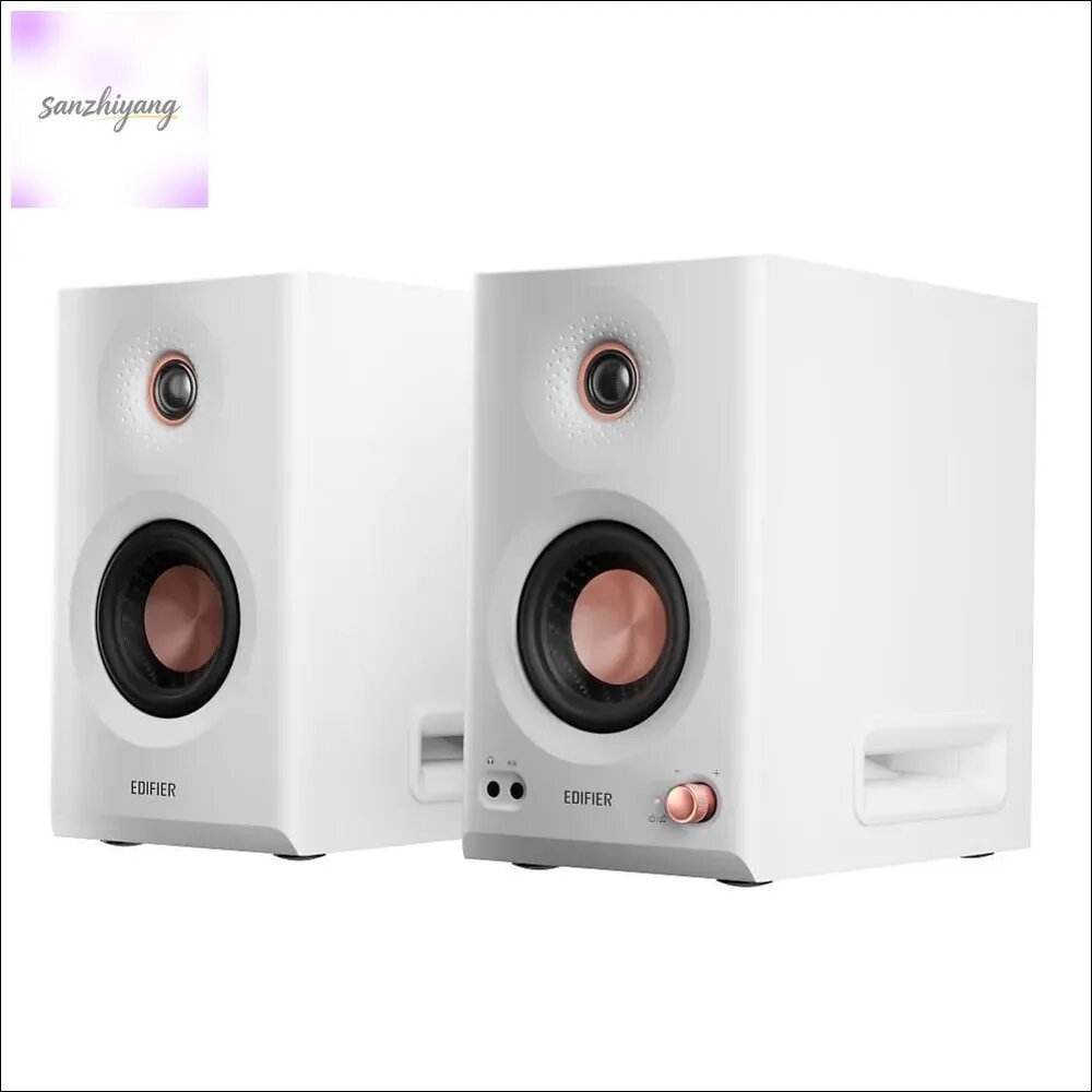 Edifier Студийный монитор MR5BT Белые компьютерные колонки 2.0 с Bluetooth для дома