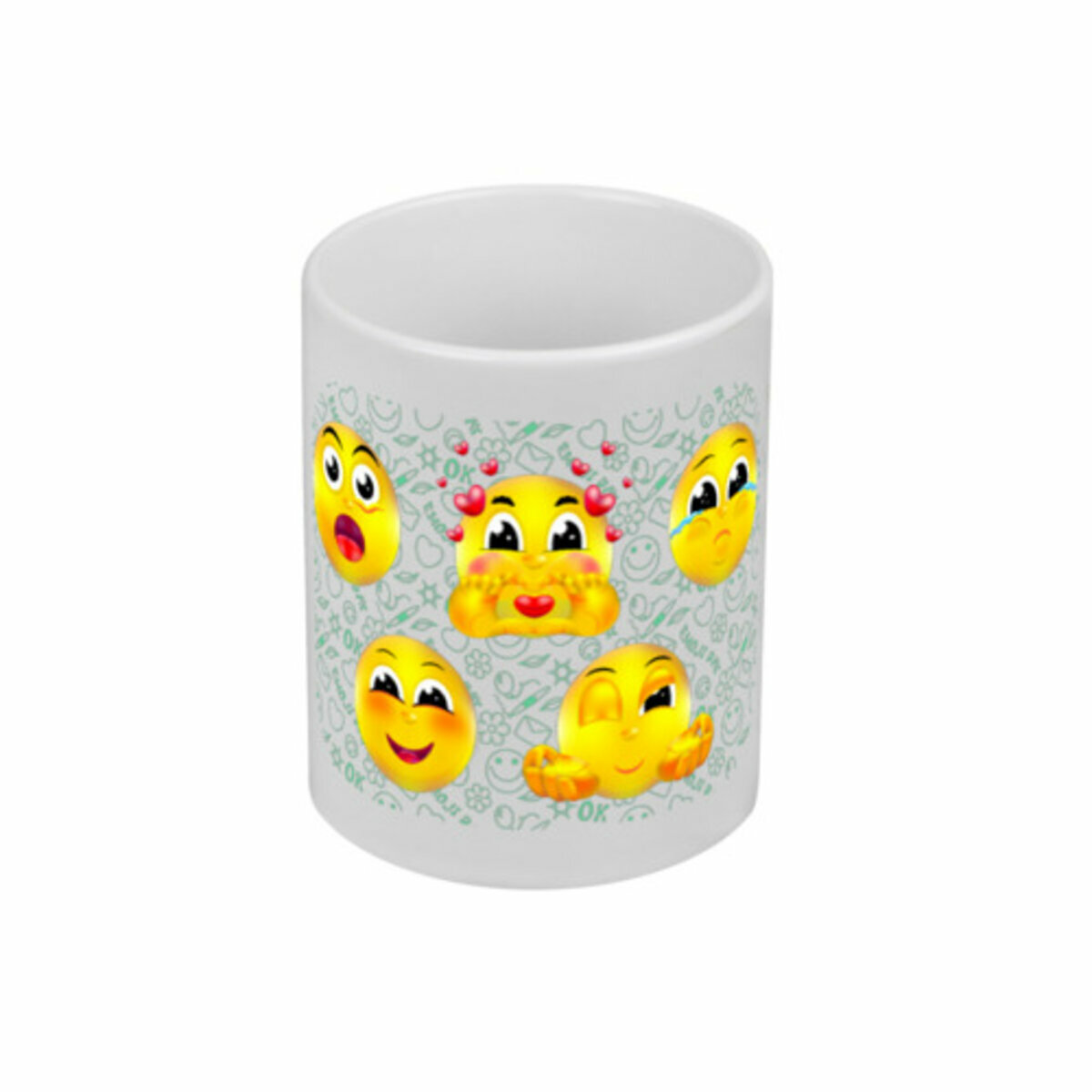 Кружка «Смайлики Эмодзи» (белый)