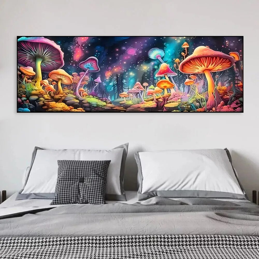 Алмазная мозаика 5D, 80x30 см, для спальни, столовой, ванной, кухни, офиса, интерьерная картина — фото 1