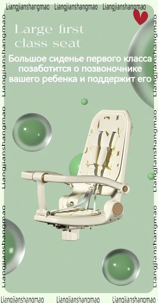 Детский трехколесный велосипед трансформер для детей от 1 до 5 лет желтого цвета — фото 1