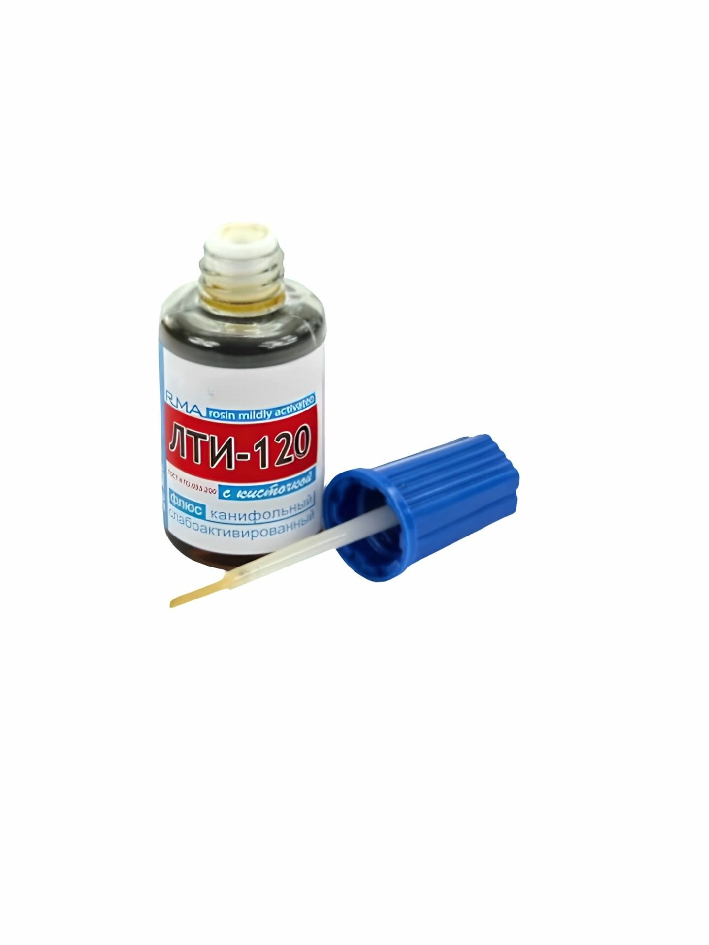 Флюс ЛТИ-120 с кисточкой 20 мл флюс паяльный универсальный