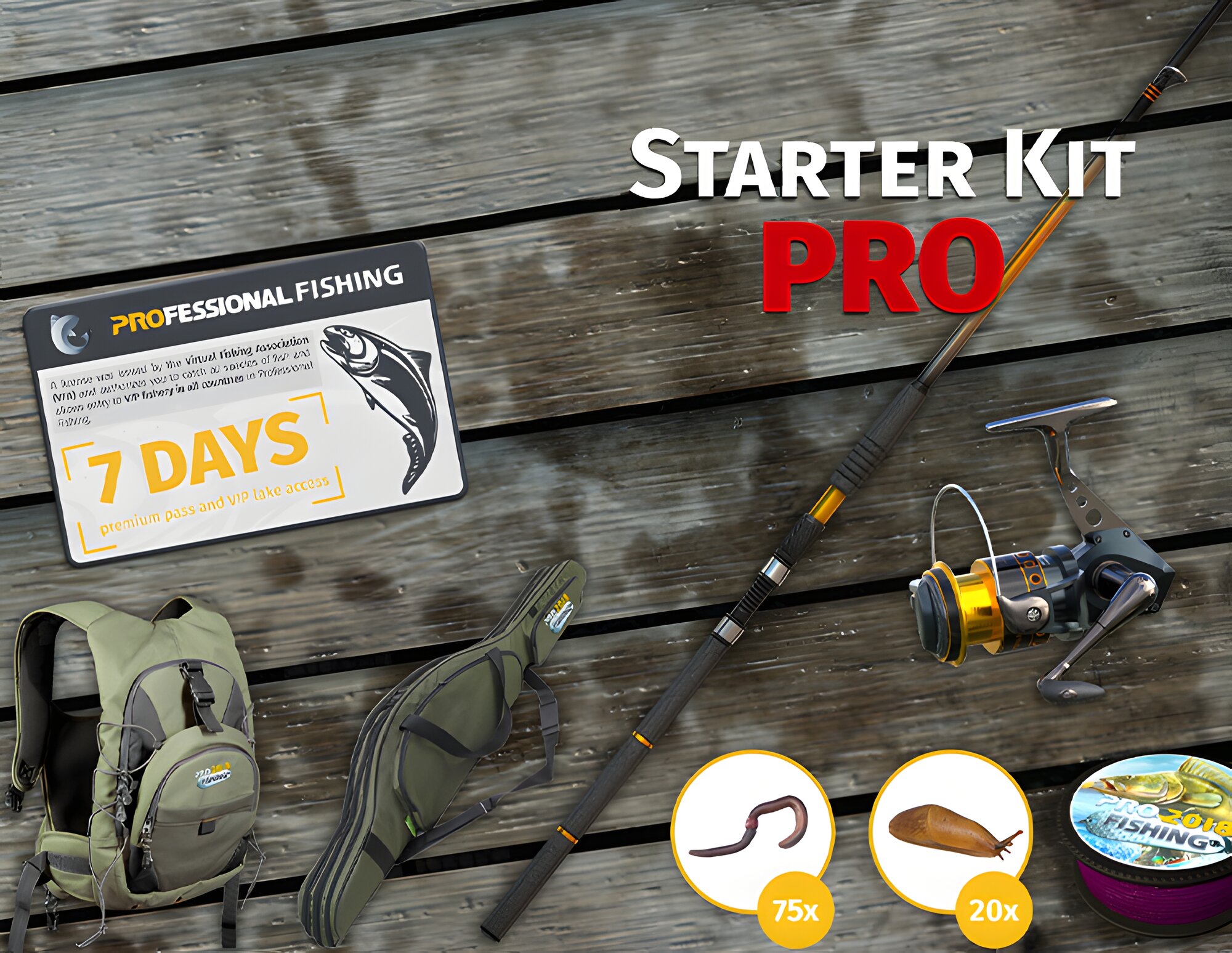 Professional Fishing - Starter Kit Pro, Ultimate Games, цифровая версия, Steam (Для платформы PC)