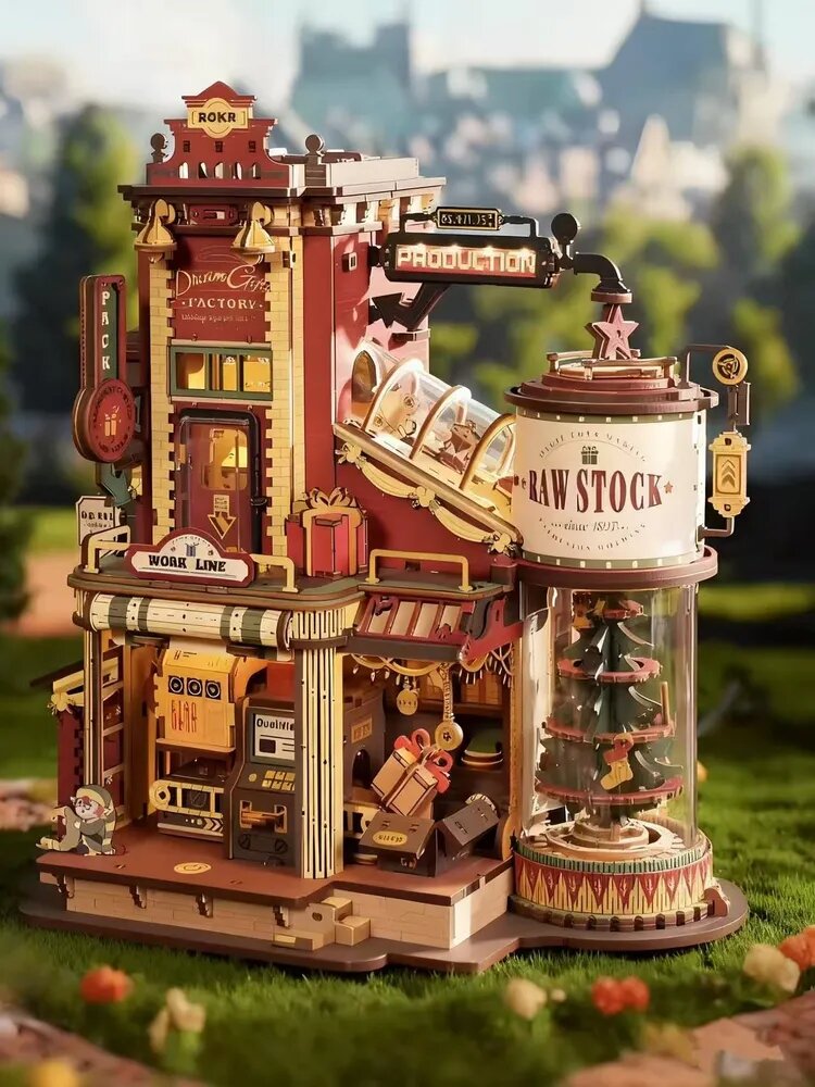 Деревянный конструктор Фабрика подарков RK023 шкатулка для украшений