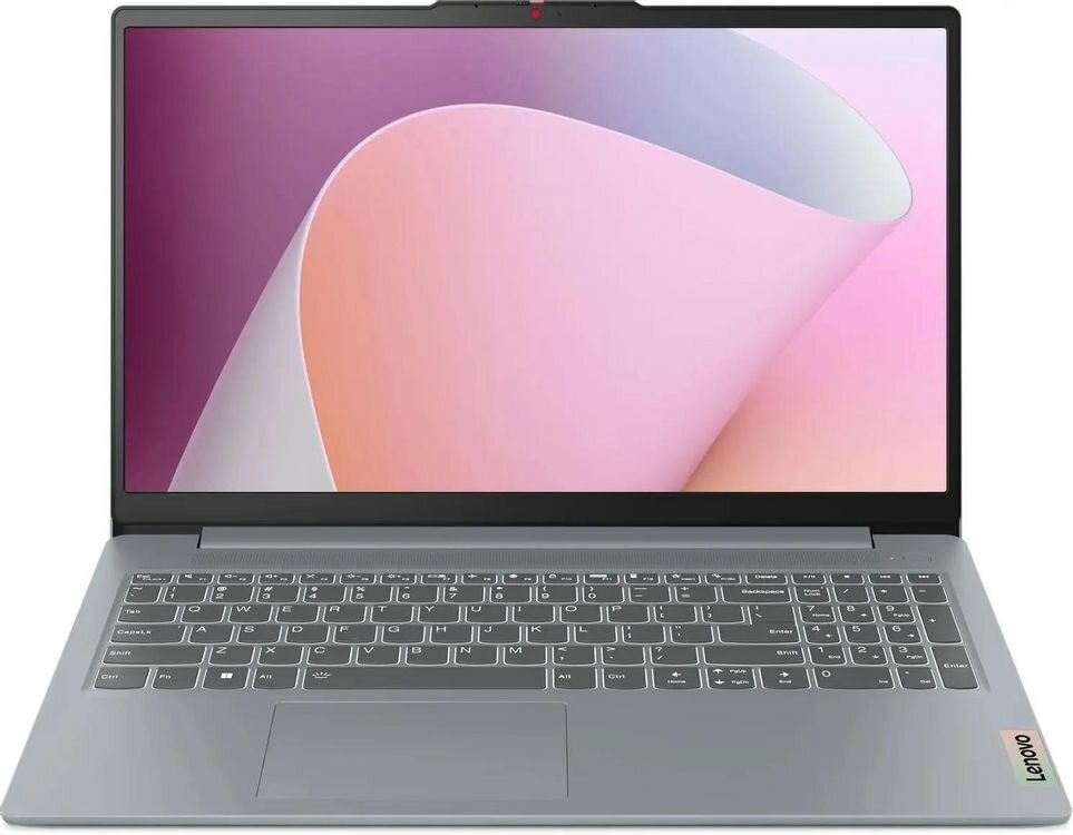 Ноутбук Lenovo IdeaPad Slim 3 15AMN8 15.6", Ryzen 5 7520U, 16ГБ, 1ТБ SSD, AMD Radeon 610M, NoOs, серый 82XQ012DPS