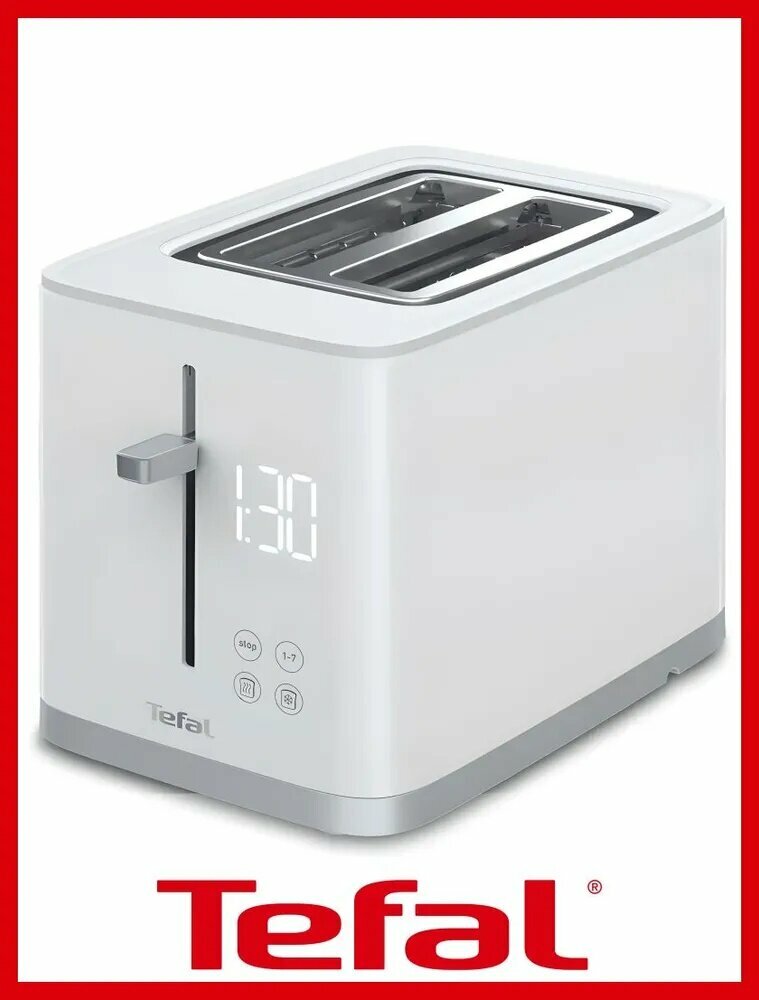 Tefal Тостер TT693110 850 Вт тостов - 2, белый