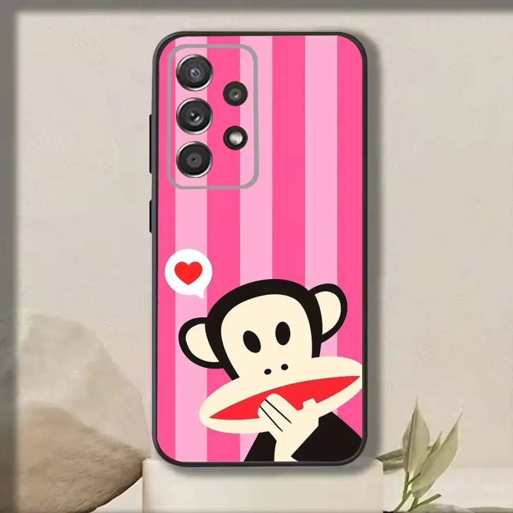Чехол для Samsung S23 5G Paul Frank, розово-белый, z8