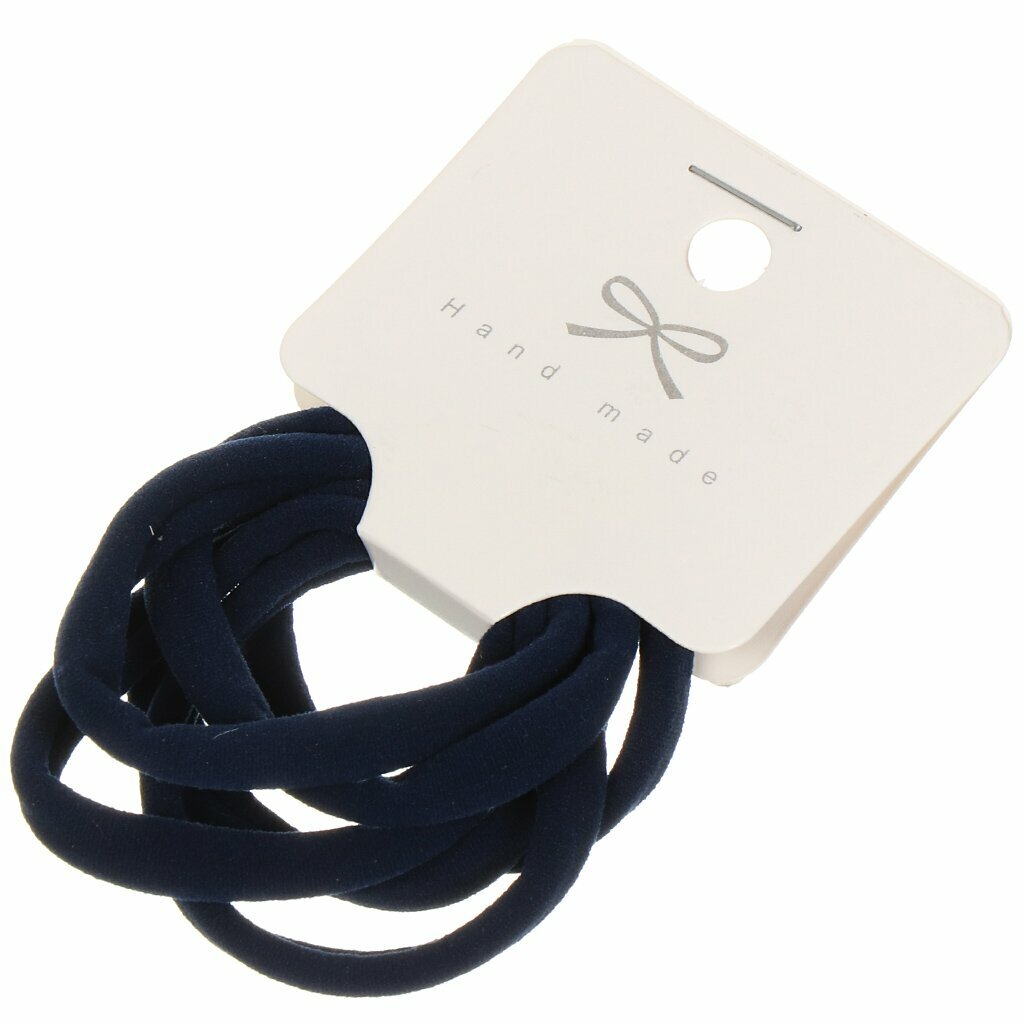 Набор резинок для волос 6 штук, мягкие эластичные аксессуары из полиэстера под прически, TS05-04, в ассортименте