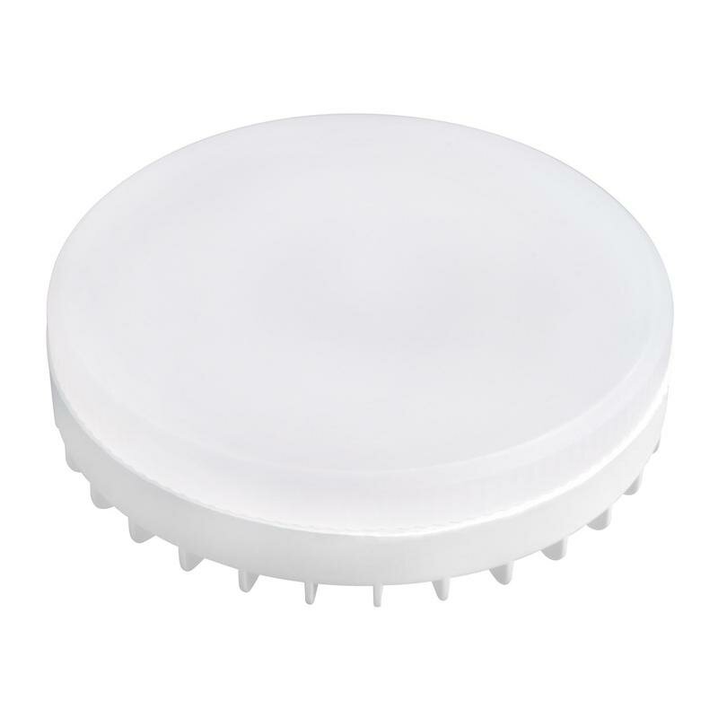 Лампа светодиодная PLED-DIM 8Вт таблетка 5000К холод. бел. GX53 640лм 230В/50Гц диммир. JazzWay 5011281