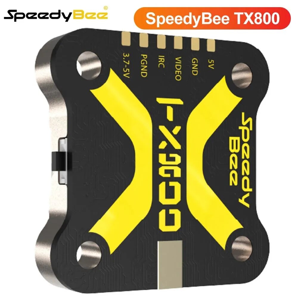 SpeedyBee TX800 5.8G видеопередатчик (VTX) 48CH с антенной для RC-моделей / гоночных моделей