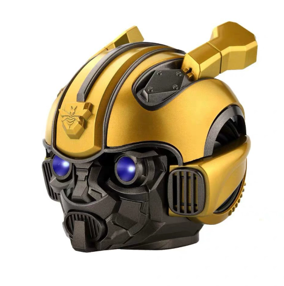Портативная колонка liuliudashun "Bumblebee", Bluetooth, FM, USB, время работы до 6 ч, пластик
