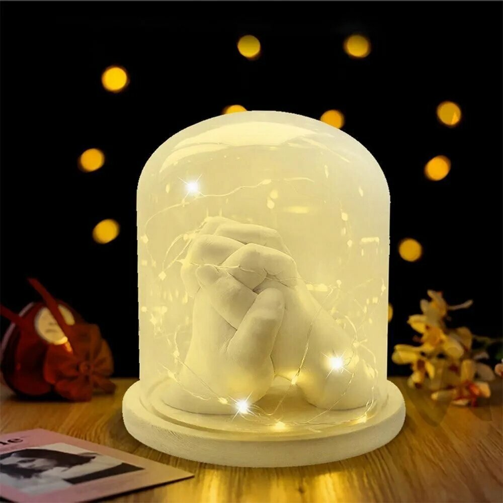 3D Слепок рук из гипса Большой семейный набор творчества подарок