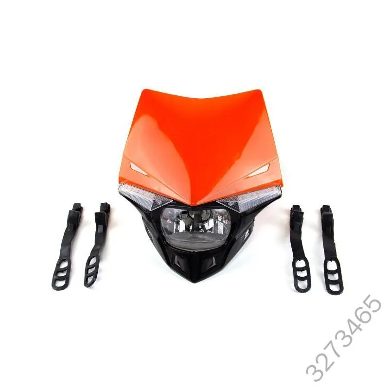 Фара для мототехники KTM EXC SX SXF XC MX SMR YZ80 85 125 250YZ250F YZ400F YZ426F Оранжевый ABS пластик