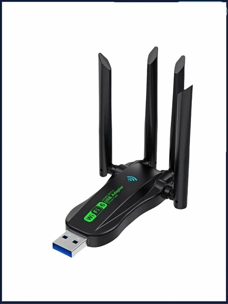 Сетевая Карта Wi-Fi 2.4G/5 ГГц Bluetooth 5.4 Dongle AX900 USB 4-Antenna Беспроводной Приемник Для ПК/Ноутбука 900 Мбит/С.