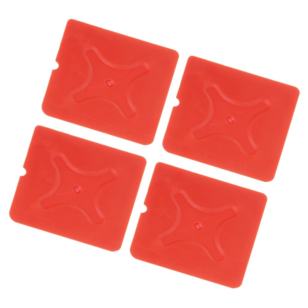 1 набор из 4 штук, красный клеевой нож, твердый скребок