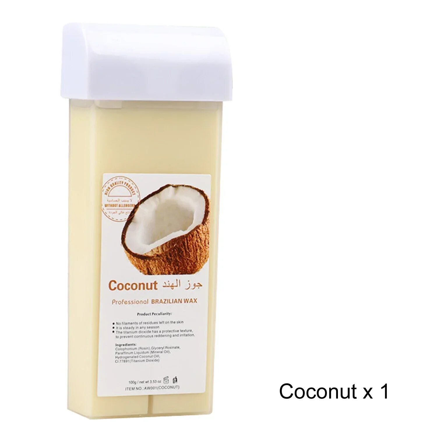 Воск для депиляции Coconut, 150г, 072-Coconut