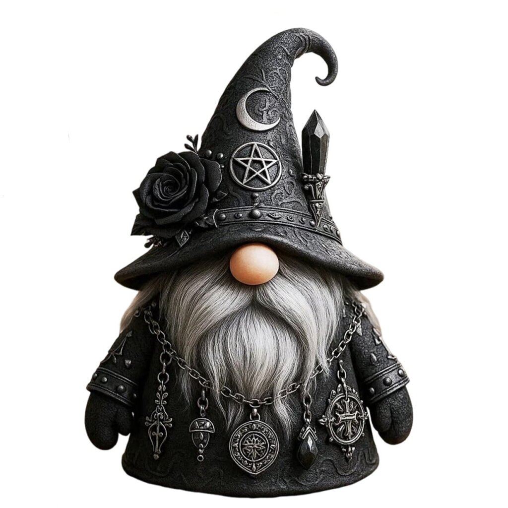 Статуя Гномов из Смолы, Скульптуры, Орнамент для Дома, Сада, Украшения Двора, Предметы Коллекционирования, Подарочные Фигурки Гномов-Ведьм в Готическом Стиле