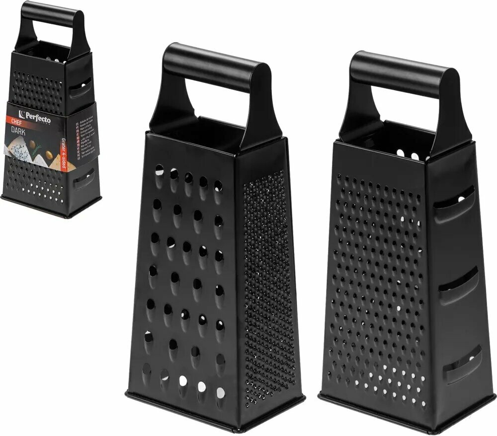 Терка универсальная 4-сторонняя PERFECTO LINEA Chef dark (21-946820)