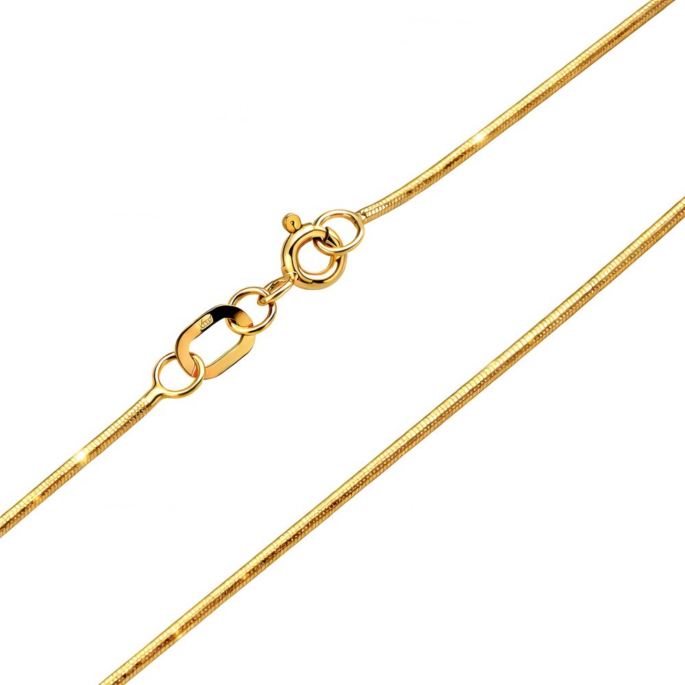 Цепь красное золото, 375 проба, золочение