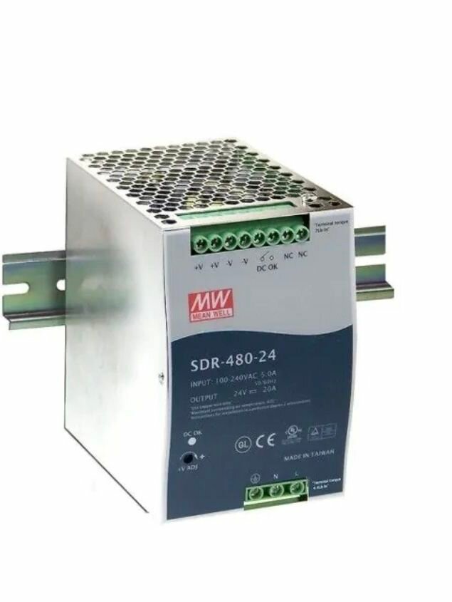 SDR-480-48 Блок питания, 48В, 10А, 480Вт