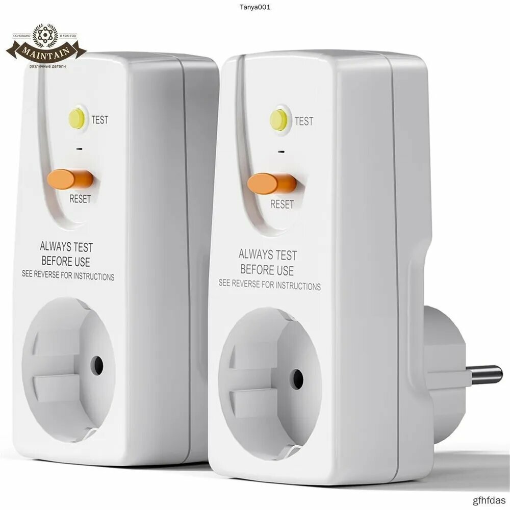 Продукция 1 шт 16A Штекер Для Защиты От Утечки Gfci Розетка УЗО Home EU，（Рекомендуемые качественные продукты）