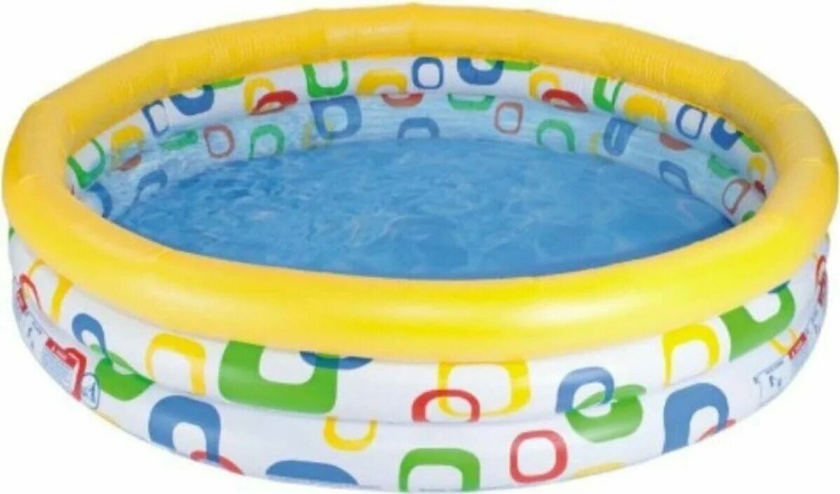 Бассейн надувной Intex Wild Geometry 58449 (168х41 см), 0,481 куб. м, для детей от 2 лет