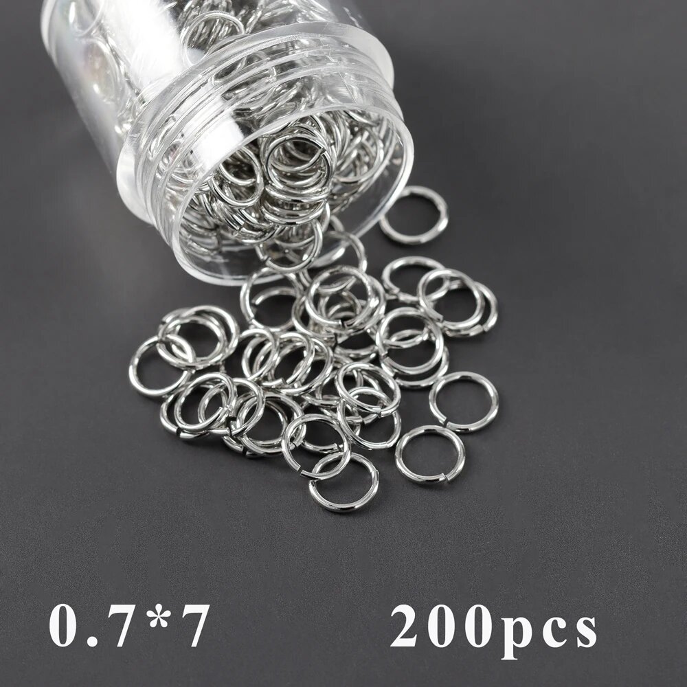 Фурнитура для бижутерии, цвет M86606, 200 шт.