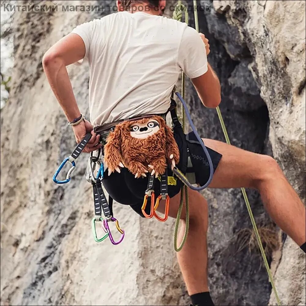 Мешок для магнезии YY Vertical Sloth для скалолазания, коричневый — фото 1