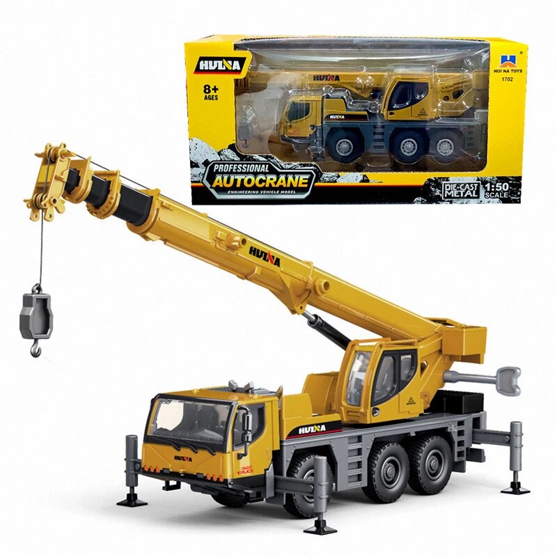 Huina 1:50 металлический автокран 1702