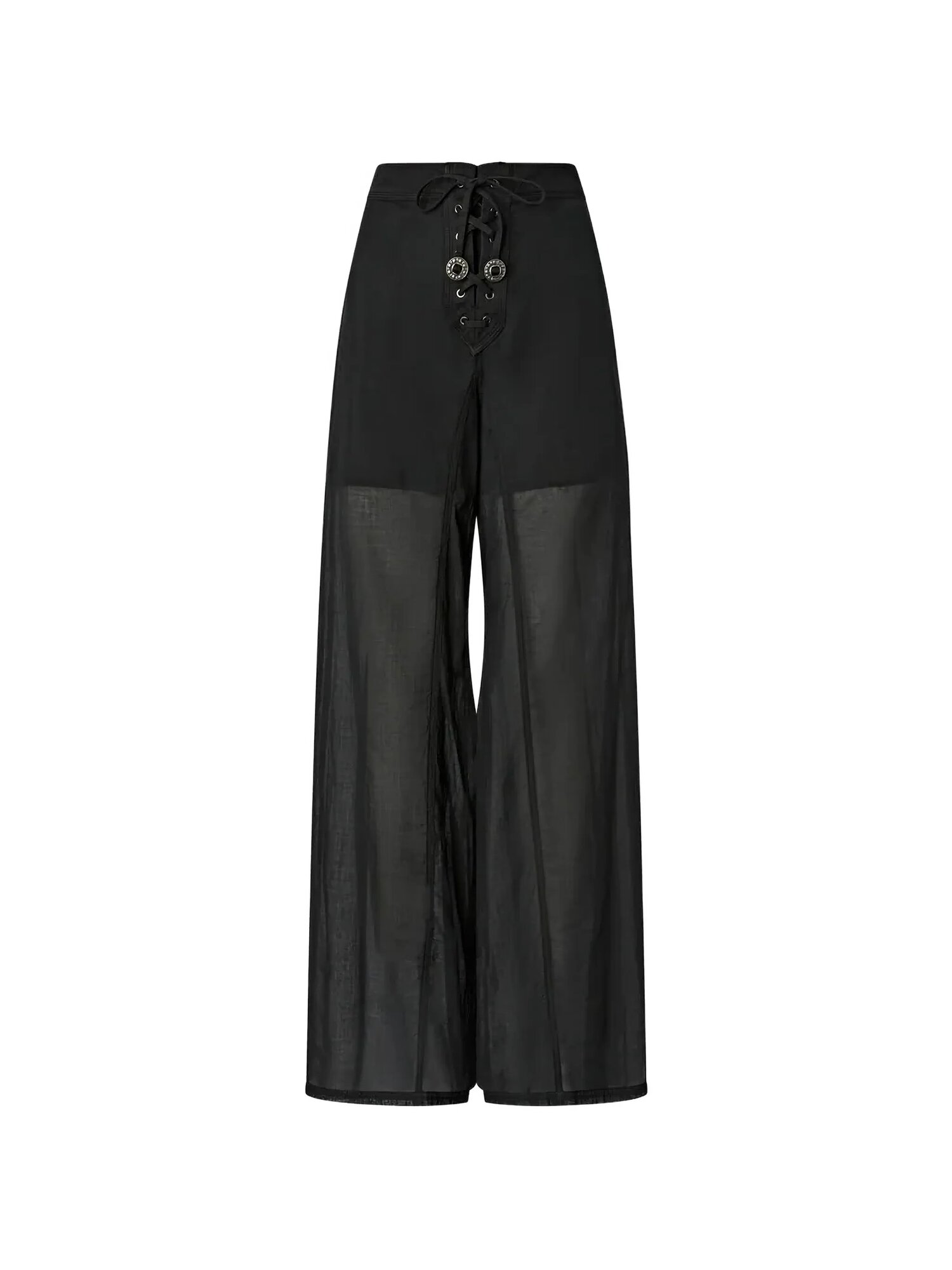 Брюки Lace-up sheer trousers