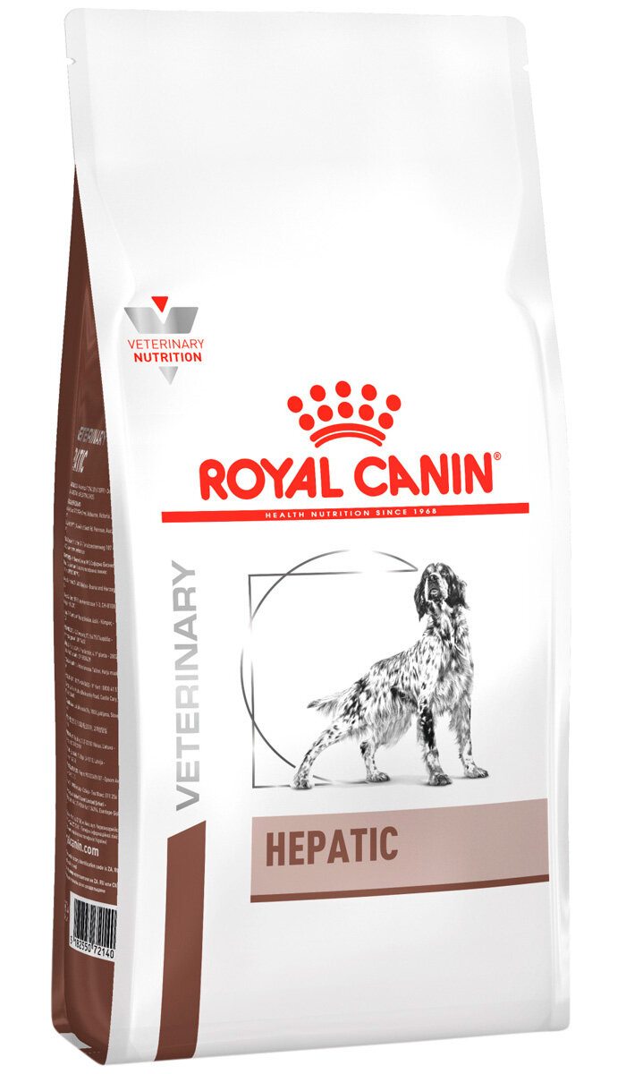 Корм сухой Royal Canin Hepatic Hf16 для взрослых собак, при заболеваниях печени, 1,5 кг