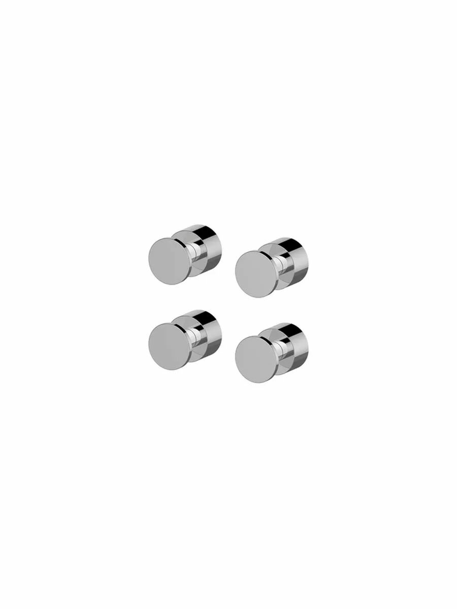 Комплект крючков, 4 шт, хром, HOK4SC0i41, IDDIS
