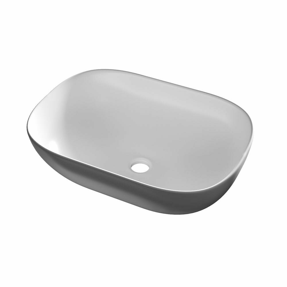 Раковина-чаша Knotlor побережье CBR0460WG, белая, 46 см